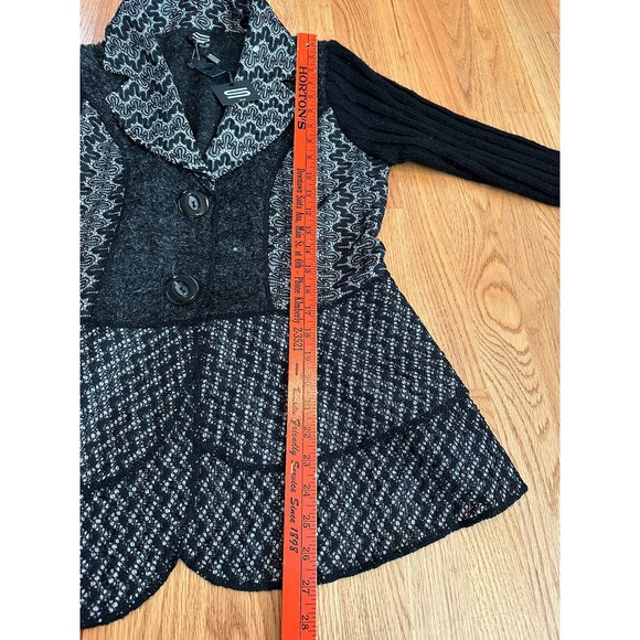 Sioni | Sweaters | New Sioni Womens Large Cardigan Sweater Jacket Black ...